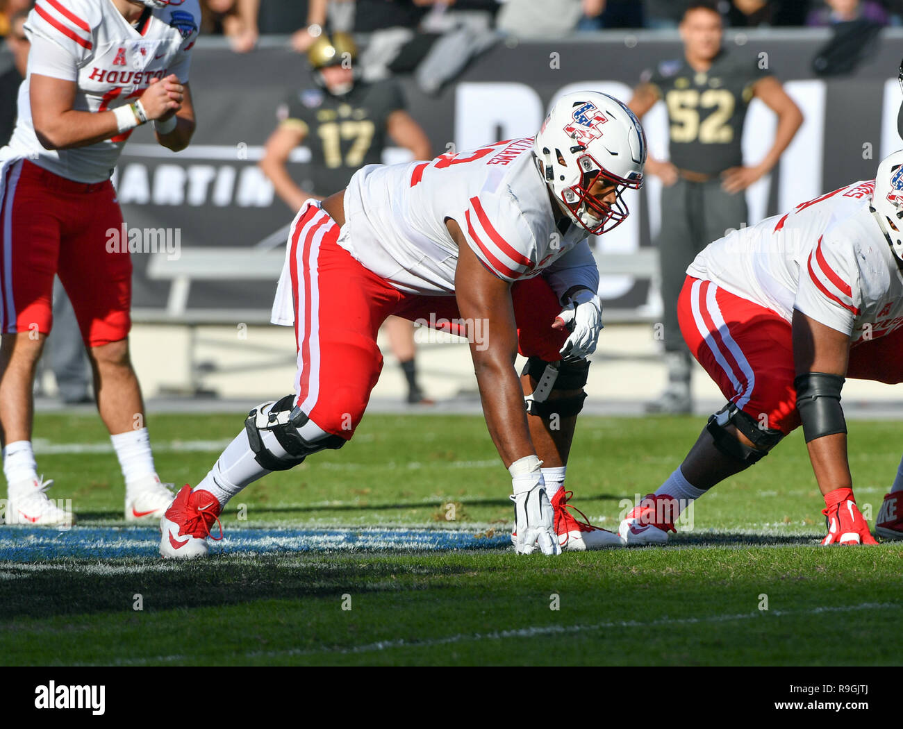 Dicembre 12, 2018 Fort Worth, Tx...Houston Cougar lineman, Jarrid ...