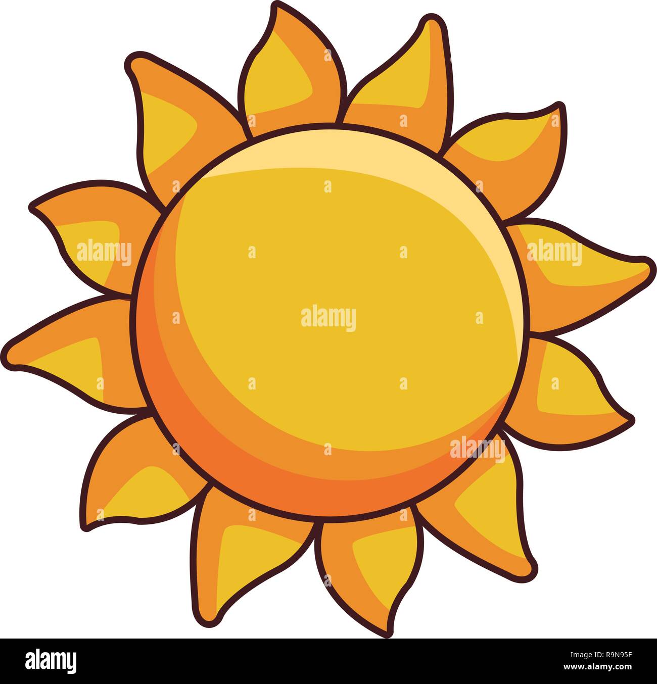 Sun cartoon immagini e fotografie stock ad alta risoluzione - Alamy