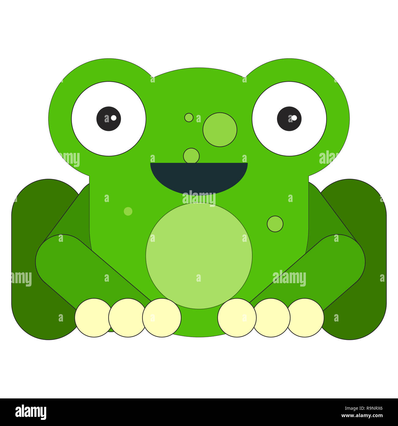 Cartoon cute frog illustration immagini e fotografie stock ad alta ...