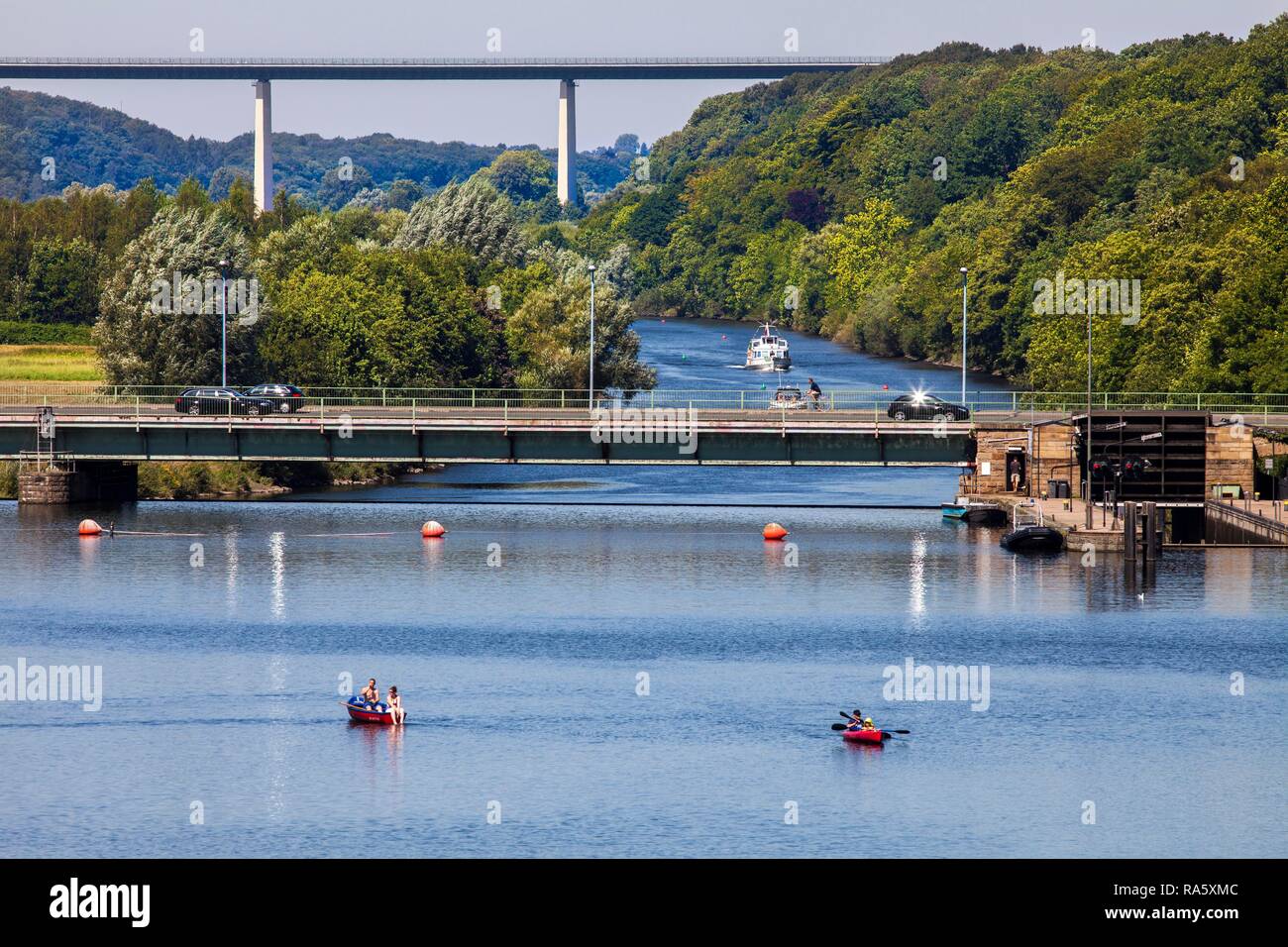 Bacino idrico sul fiume ruhr germania immagini e fotografie stock ad ...