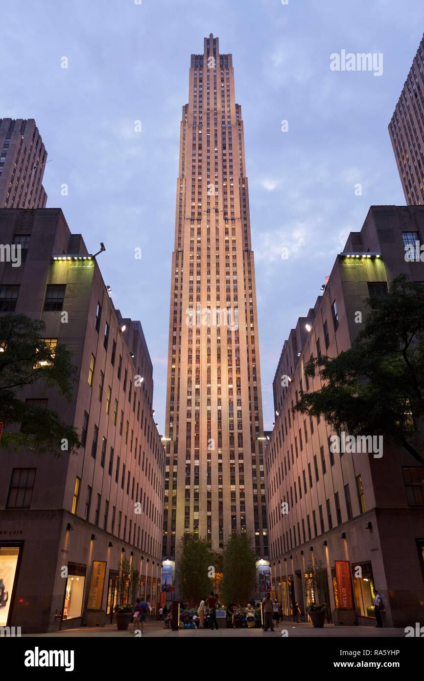 Centro del rockefeller di new york city rockefeller immagini e fotografie stock ad alta ...