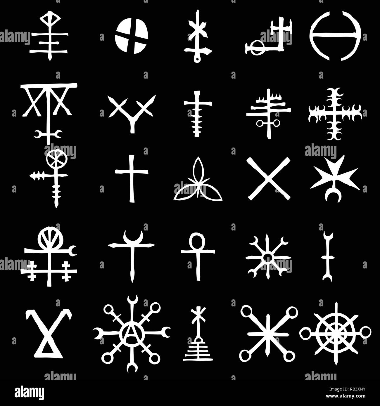 Simbolo dell'anticristo immagini e fotografie stock ad alta risoluzione ...