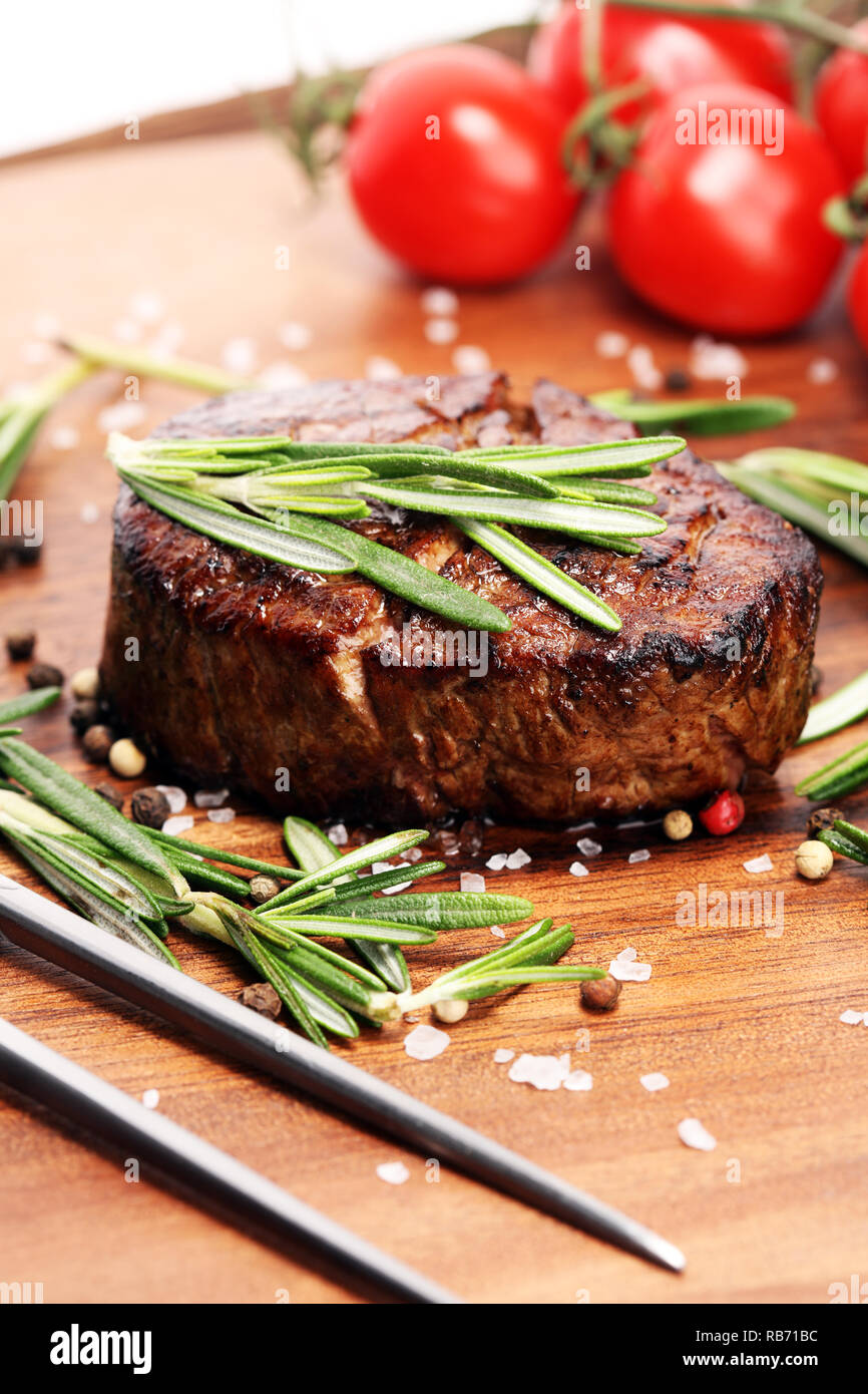 Barbecue Costata di manzo. Il Black Angus Prime bistecche di carne ...
