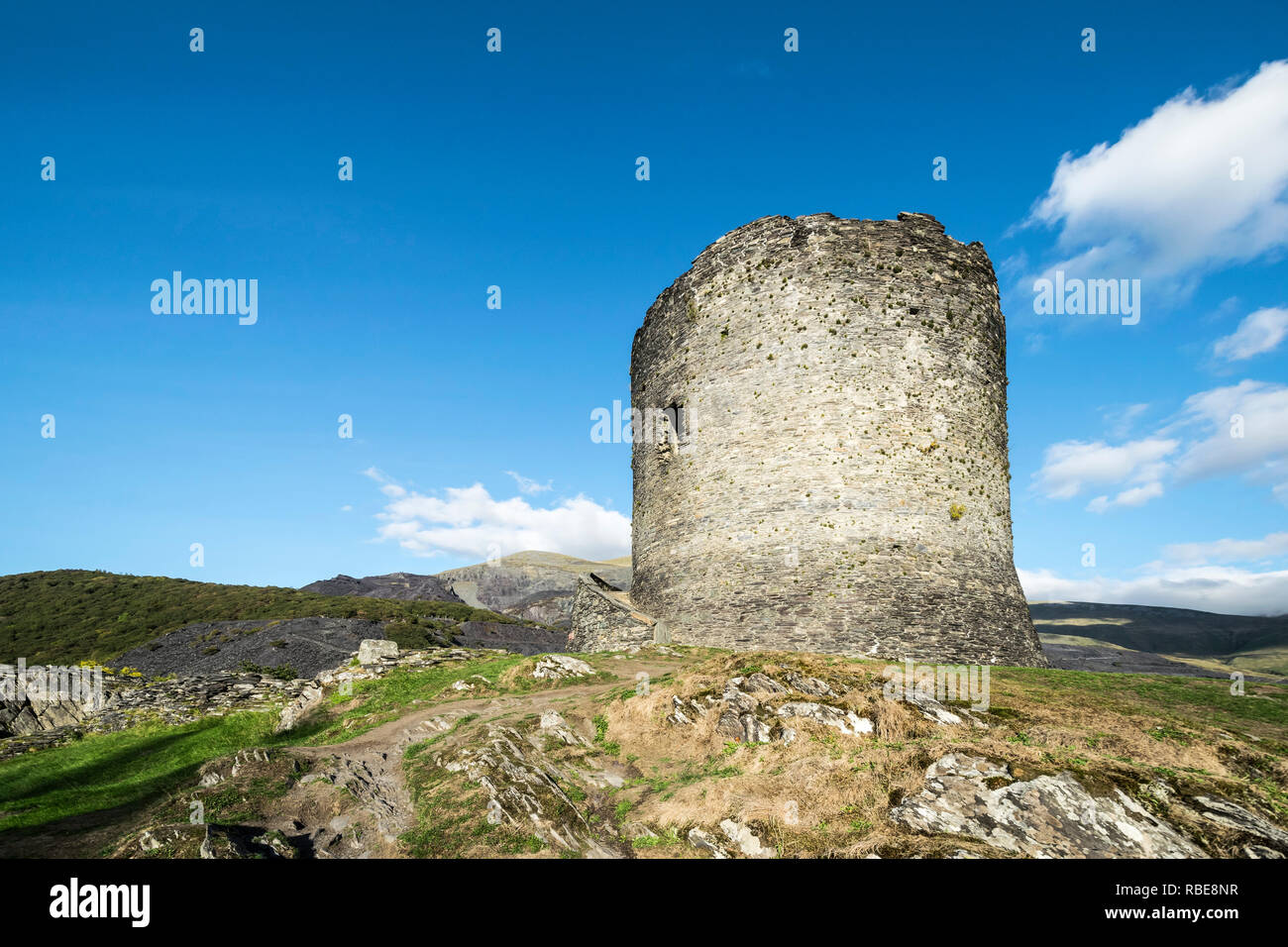 Castello di dolbadarn nel galles immagini e fotografie stock ad alta ...