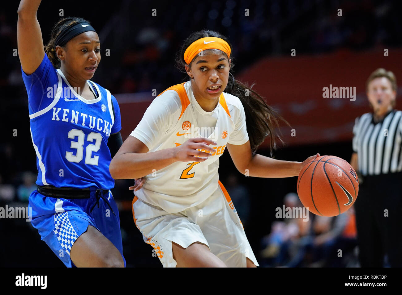 10 gennaio 2019: Evina Westbrook #2 del Tennessee Lady Volunteers ...