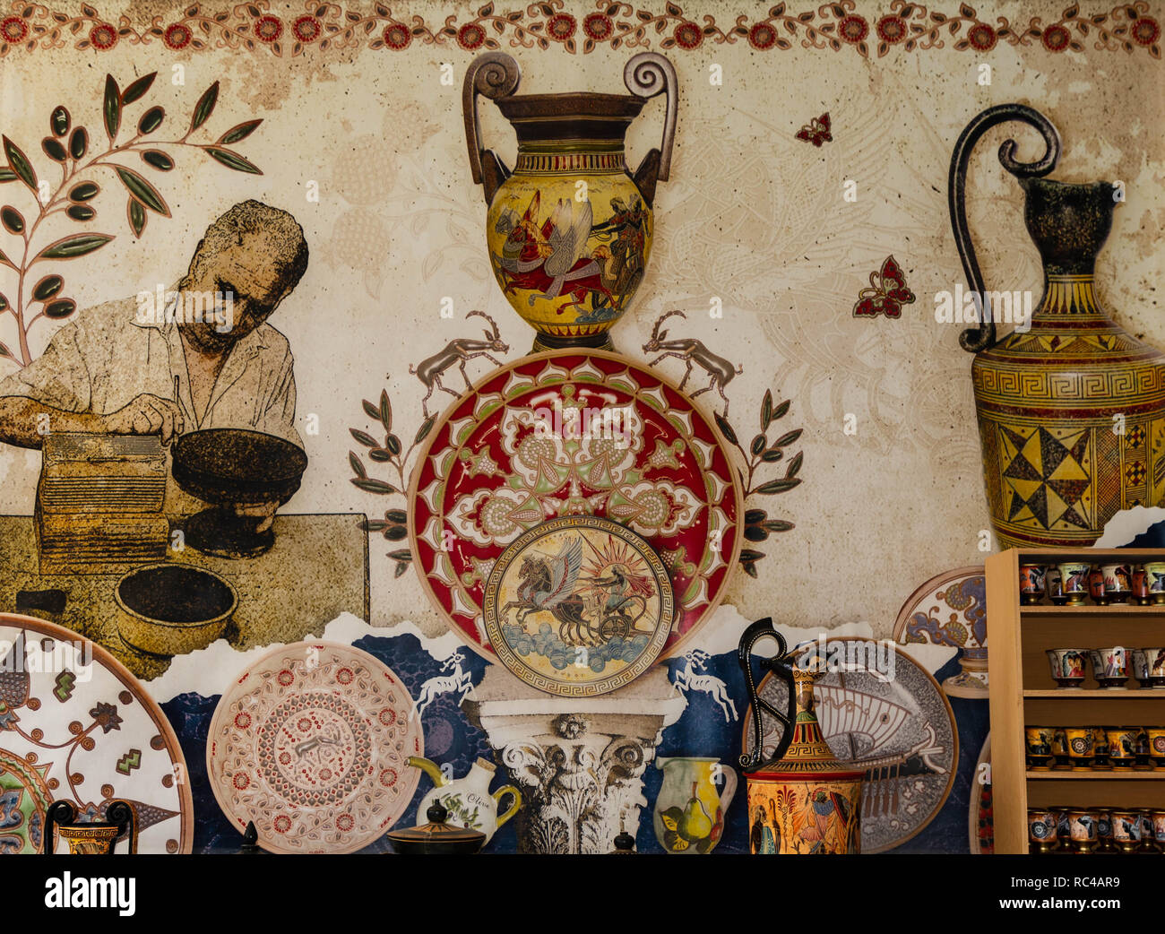 Disegni di ceramiche greche antiche immagini e fotografie stock ad alta ...