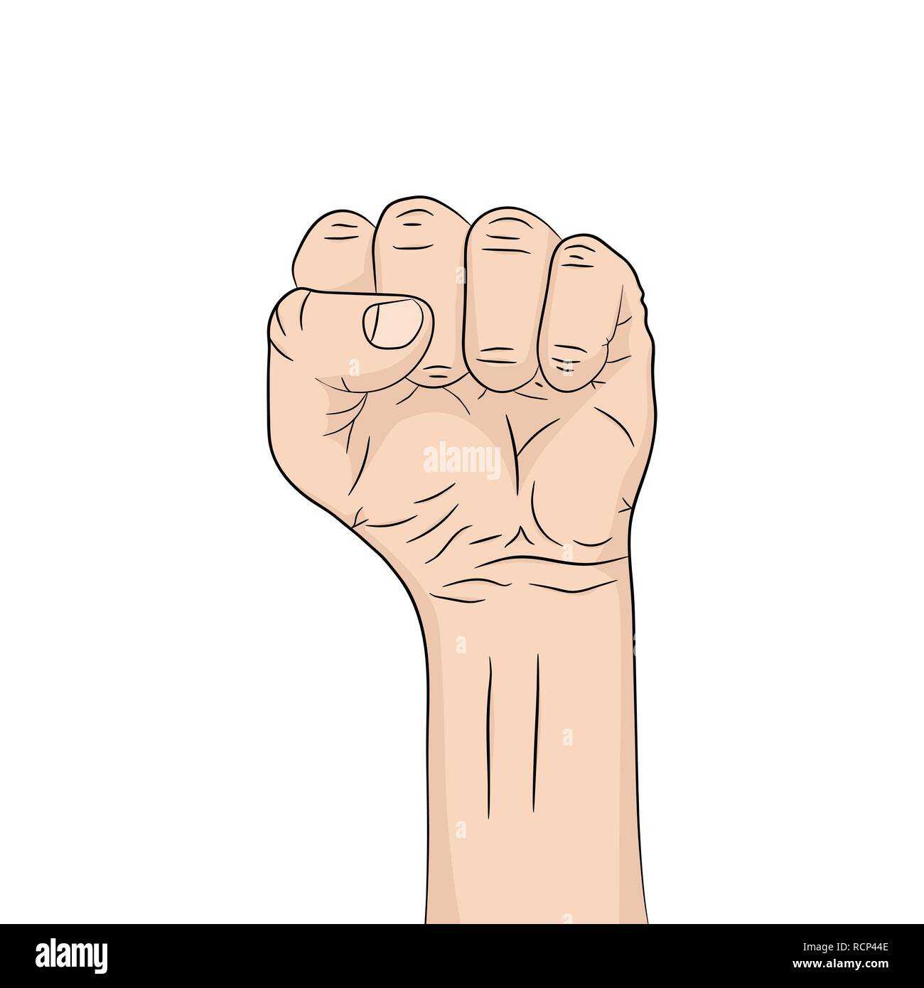 Disegno di un pugno immagini e fotografie stock ad alta risoluzione - Alamy