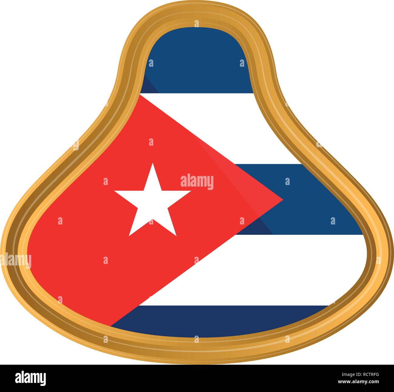Bandiera cubana bandiera cuba Immagini Vettoriali Stock - Alamy