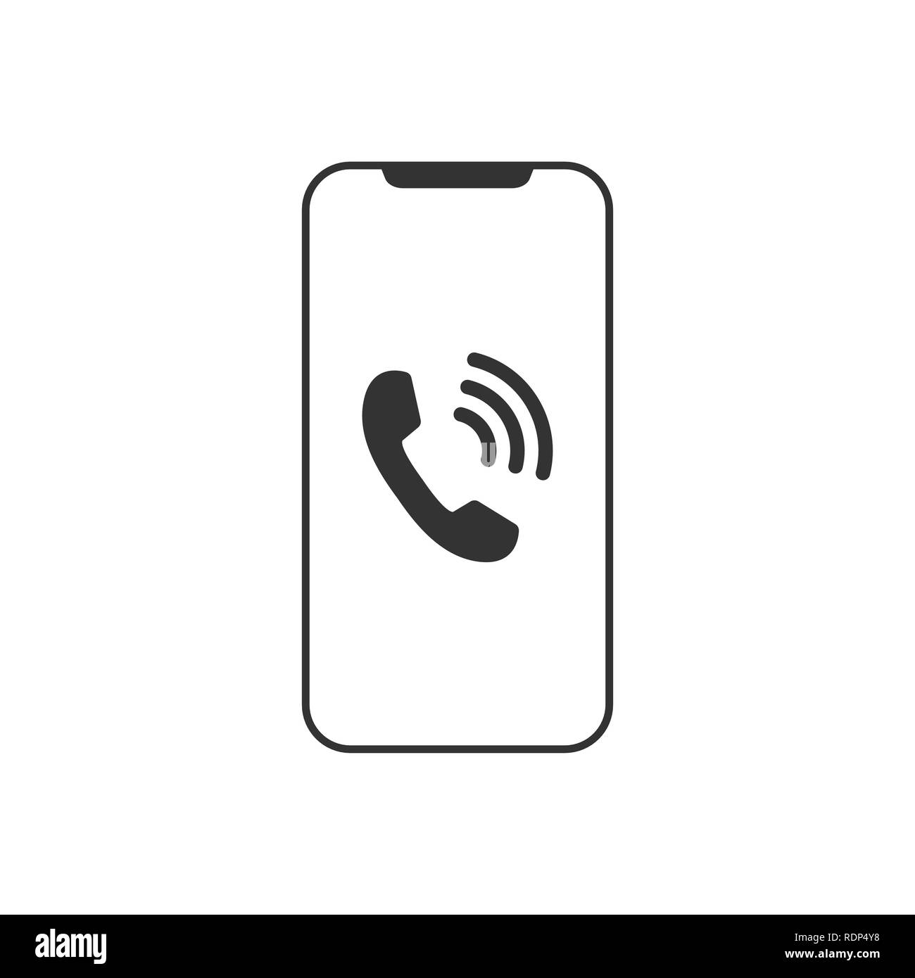 Icona dello smartphone. Telefono cellulare il simbolo. Gadget Mobile ...