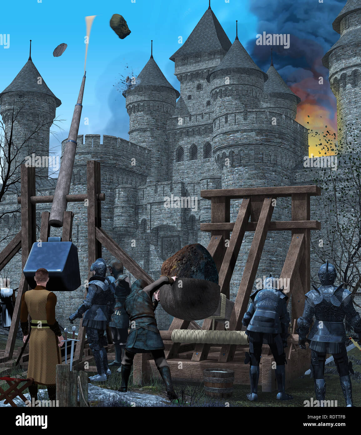 Assalto medievale immagini e fotografie stock ad alta risoluzione - Alamy