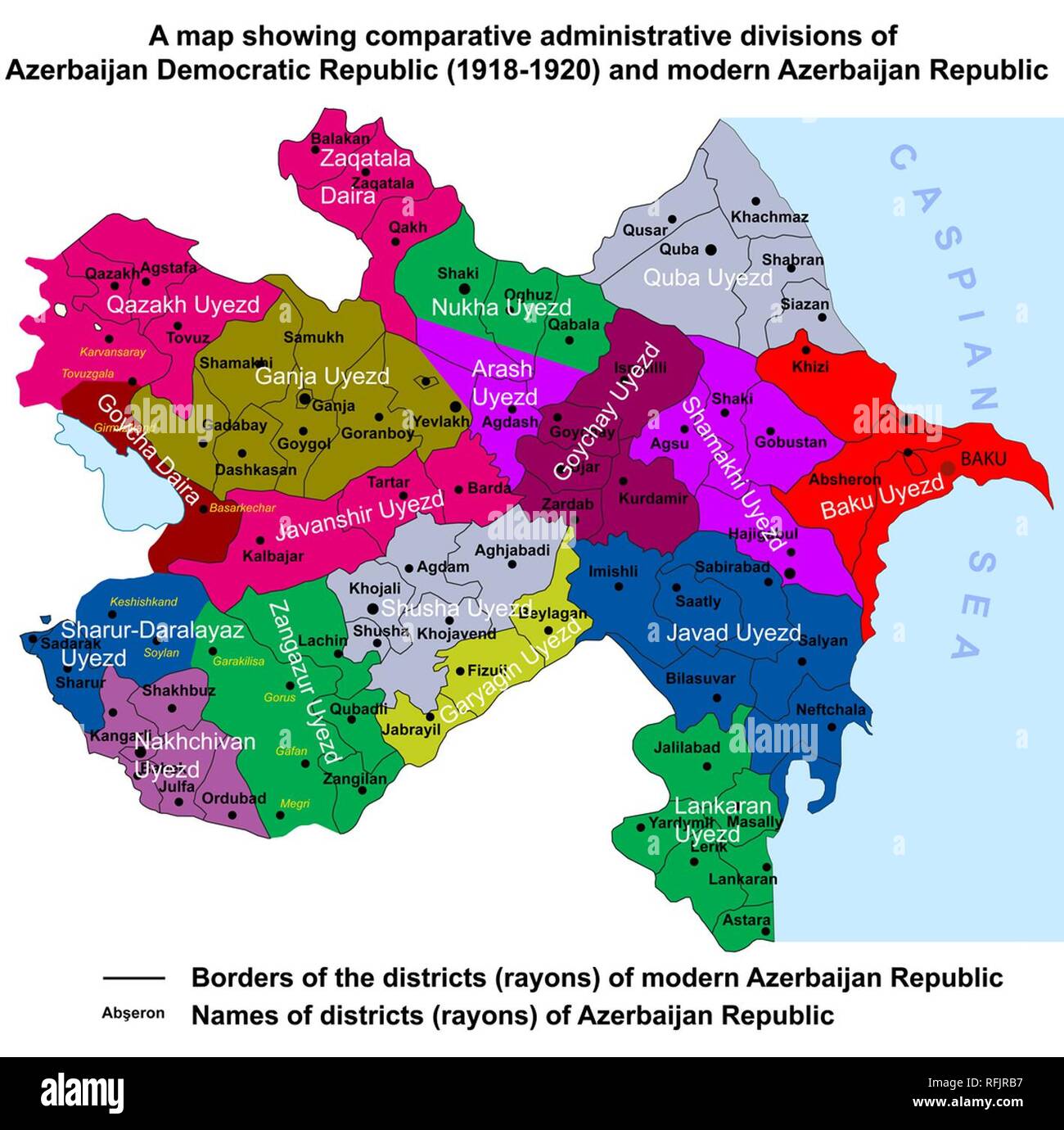 Archivio della mappa dell'azerbaigian immagini e fotografie stock ad ...