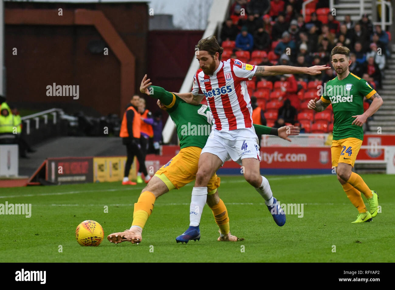 26 gennaio 2019, Bet 365 Stadium, Stoke-on-Trent, Inghilterra; Sky ...