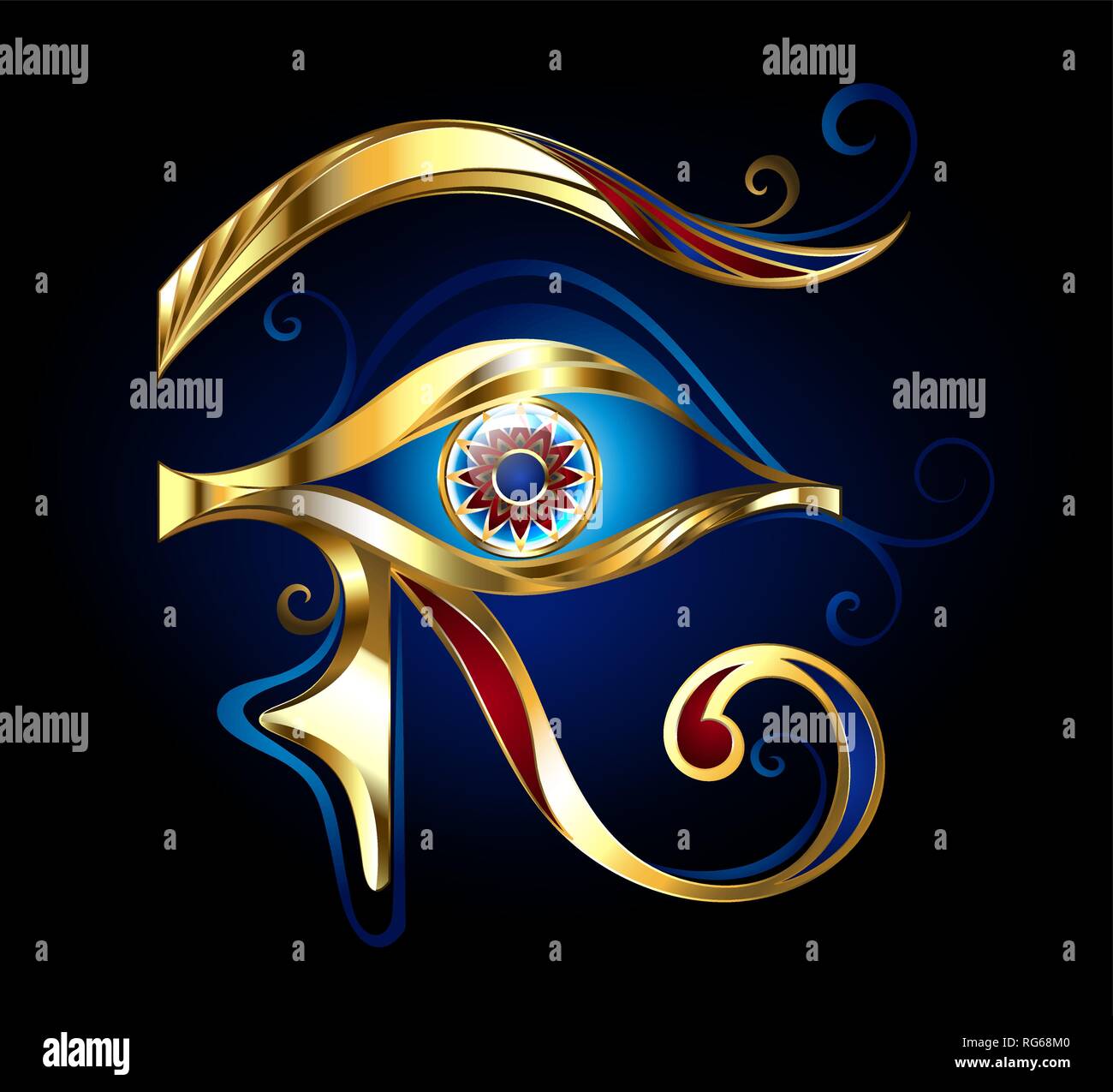 Occhio stilizzato Immagini Vettoriali Stock - Alamy