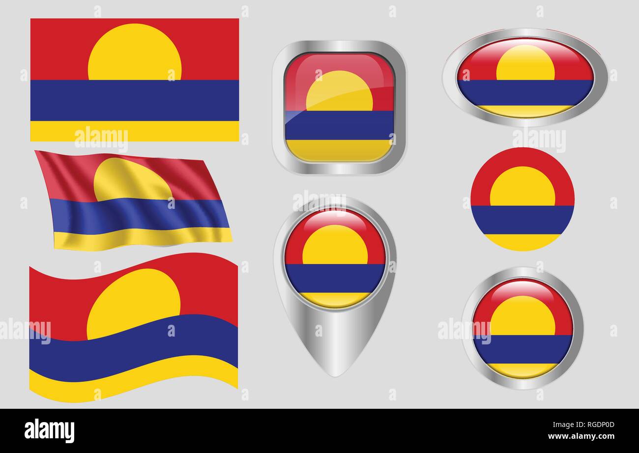 Bandiera dello stato di atollo di palmyra immagini e fotografie stock ...