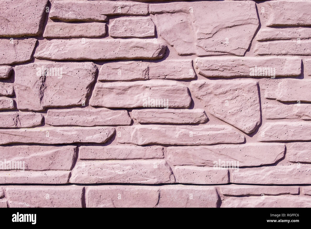 Vecchia luce rosa muro in mattoni Pattern texture di decorazione o di ...