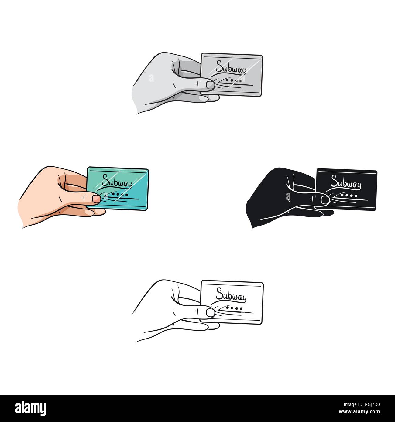 Scheda,cartoon,facility,mano,icona,immagine,isolato,logo,metro ...