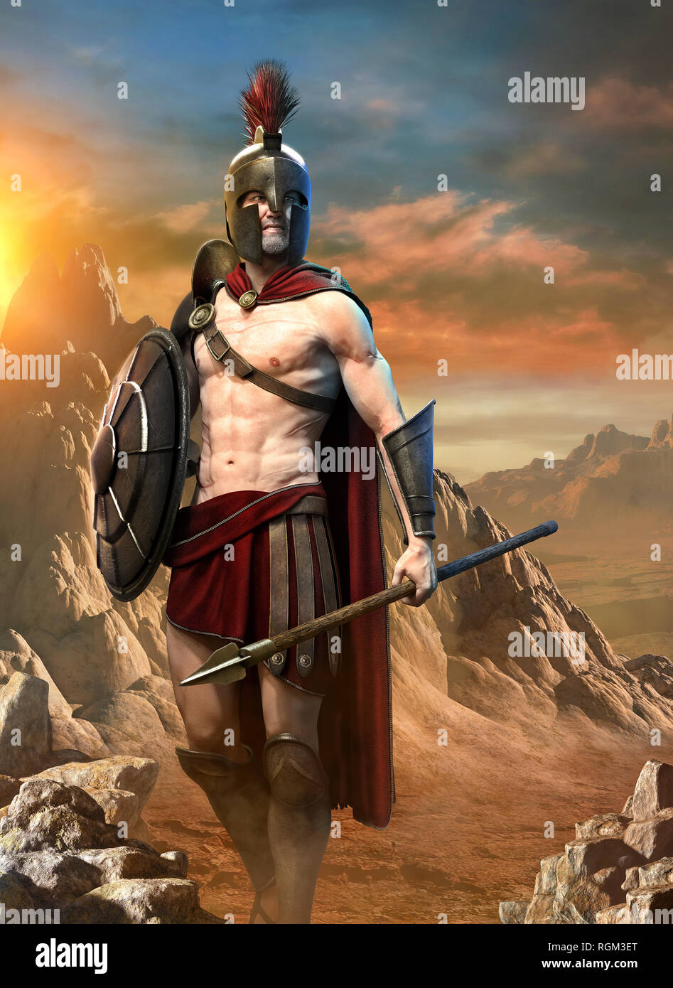 Spartan soldier immagini e fotografie stock ad alta risoluzione - Alamy
