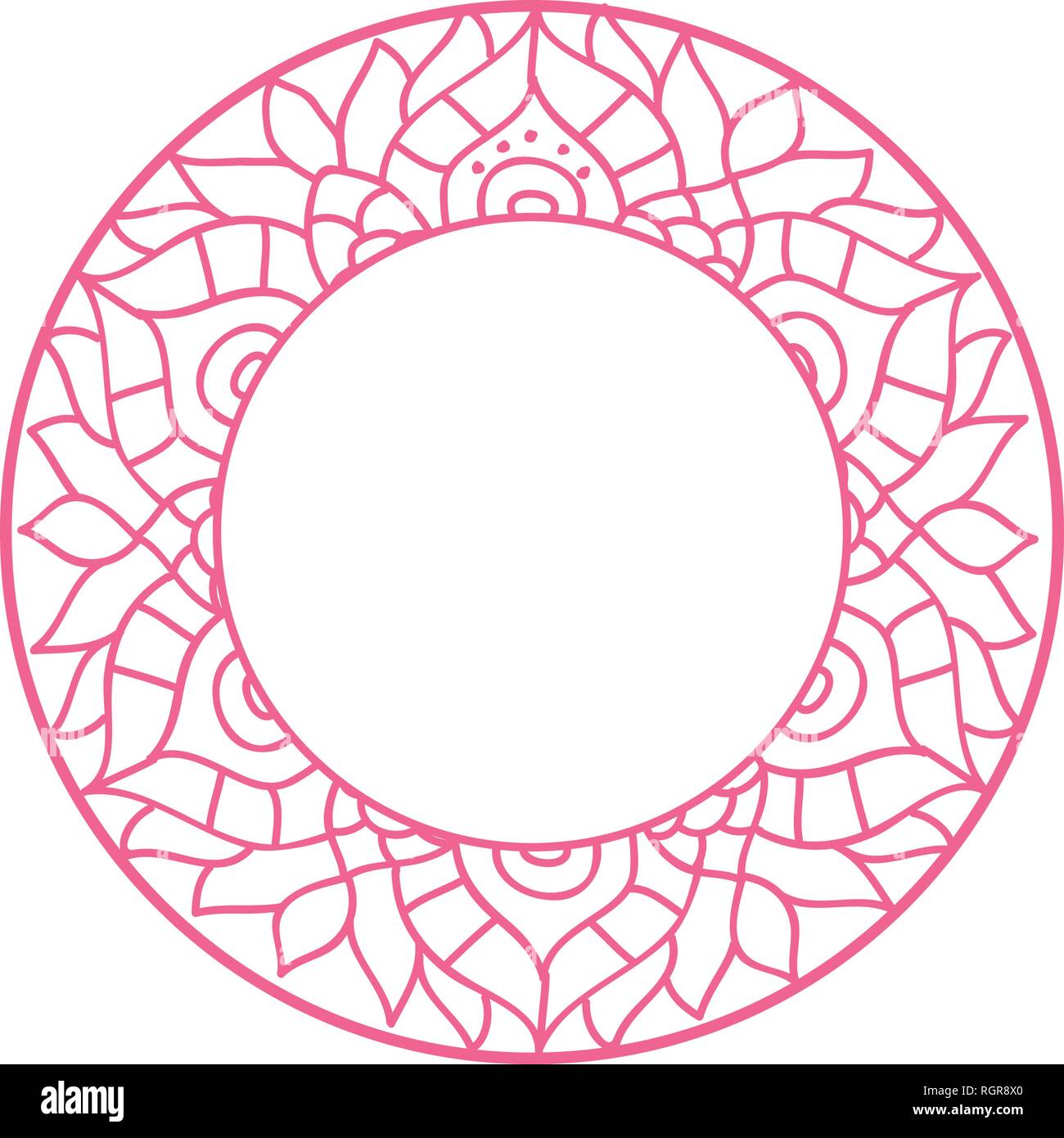 Logo mandala Immagini Vettoriali Stock - Alamy