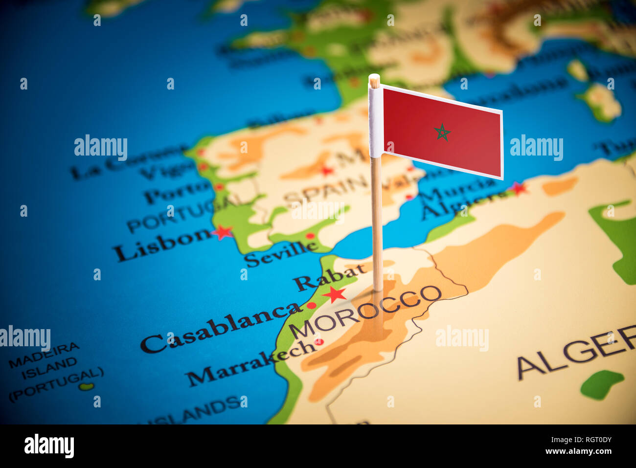 Marocco cartina politica immagini e fotografie stock ad alta risoluzione - Alamy