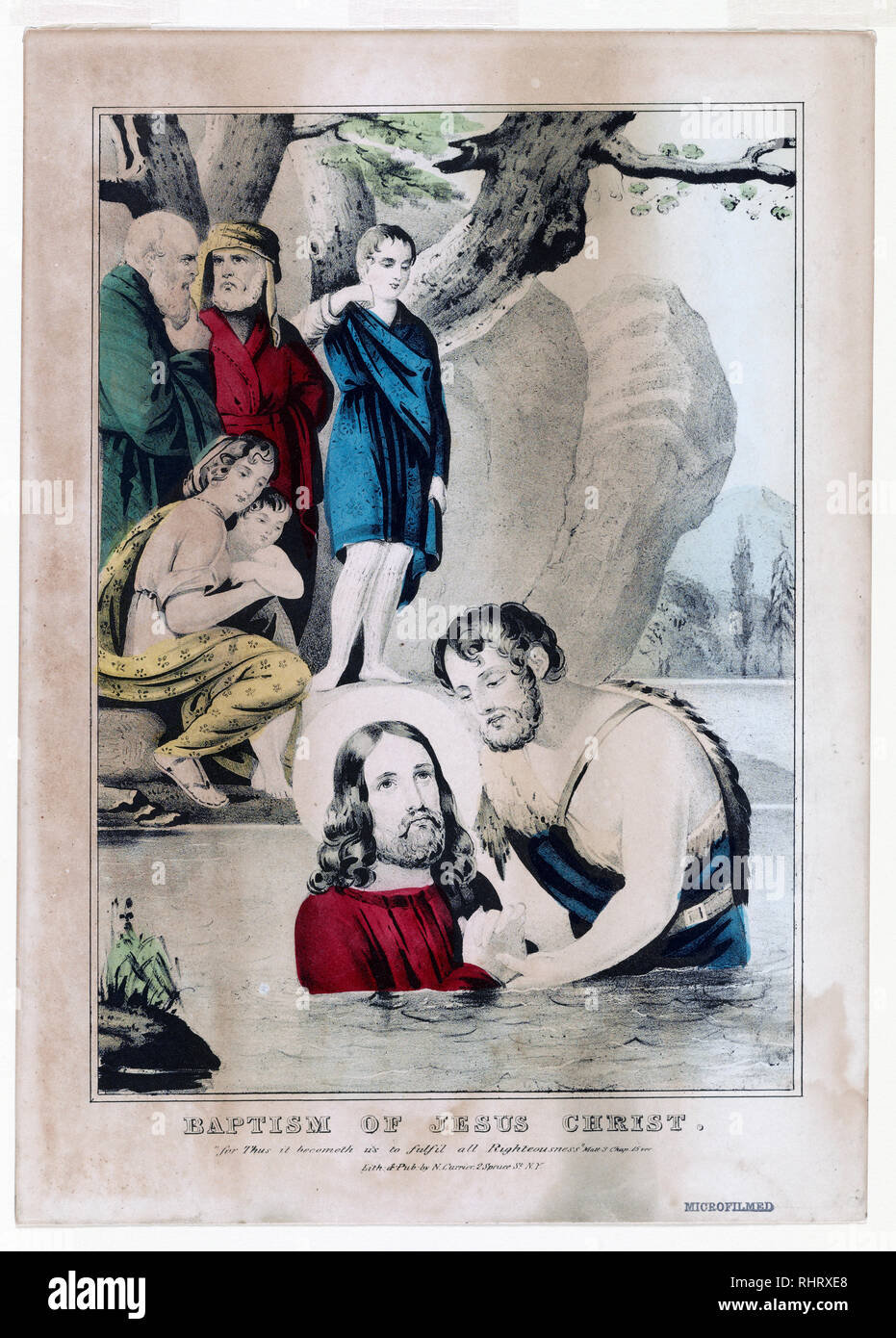 Il battesimo di gesù cristo immagini e fotografie stock ad alta ...