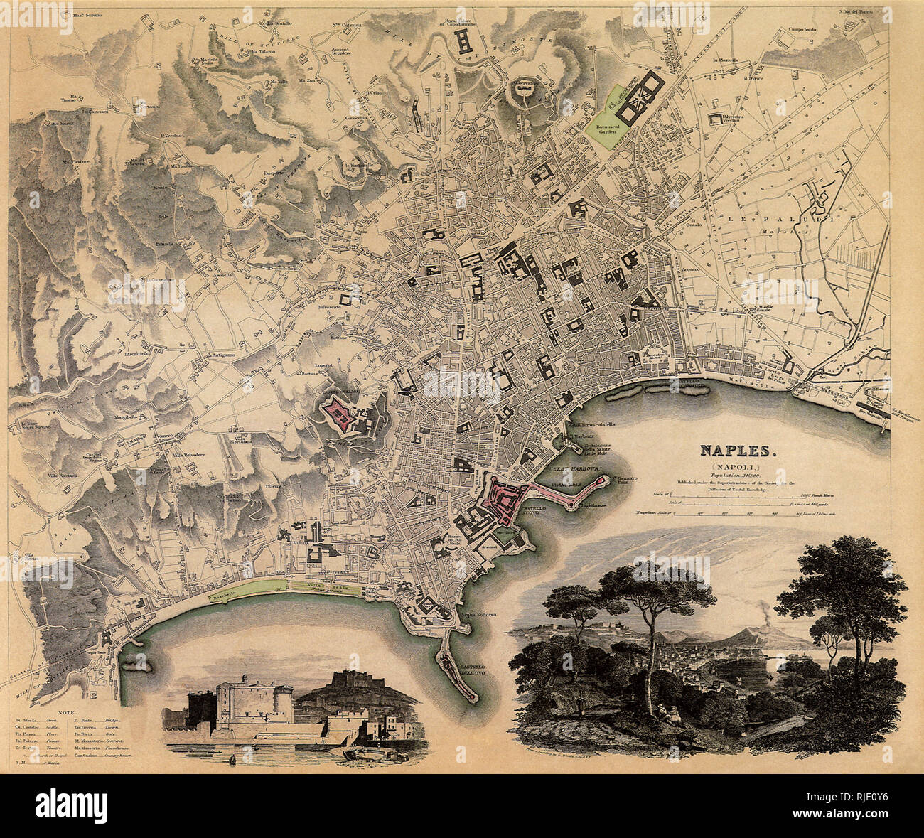 Mappa di napoli immagini e fotografie stock ad alta risoluzione - Alamy