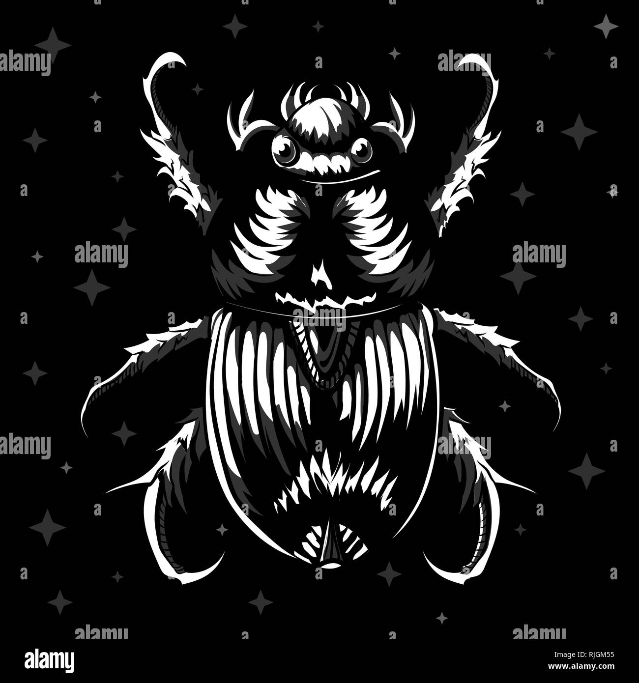 Scarabeo sacro Foto e Immagini Stock in Bianco e Nero - Alamy