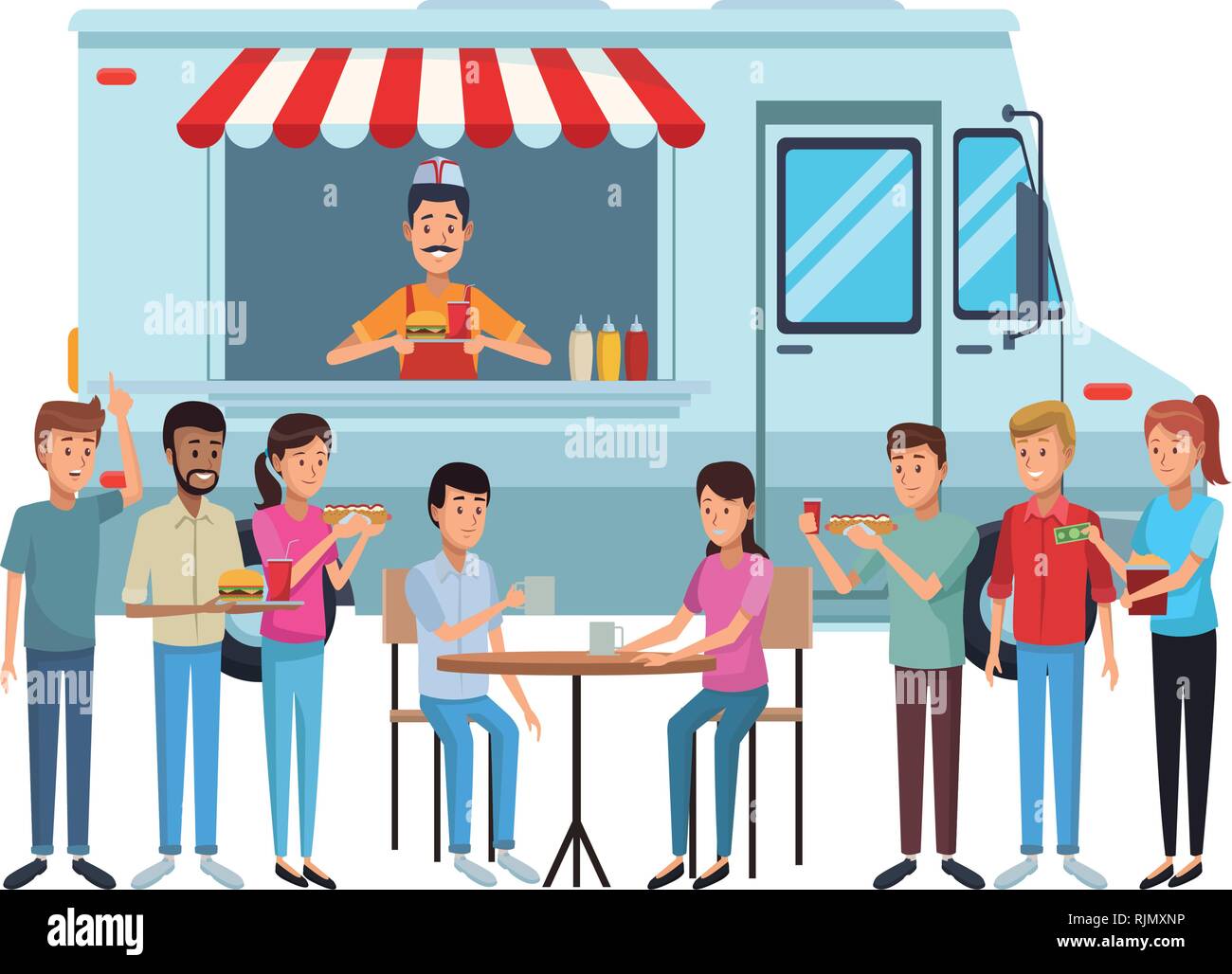 Cartoon man driving car sign Immagini Vettoriali Stock - Alamy