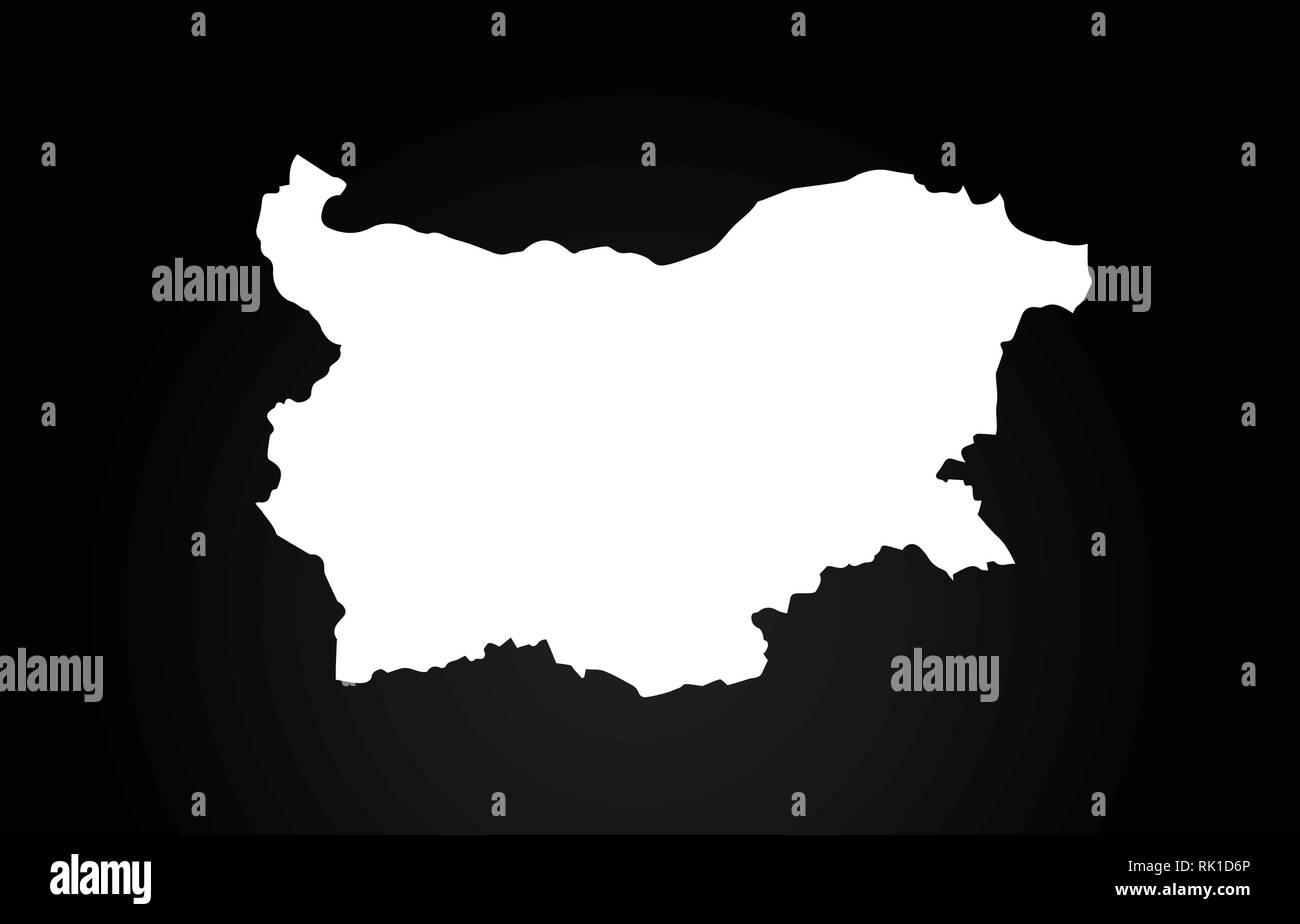 Mappa della bulgaria Immagini Vettoriali Stock - Alamy