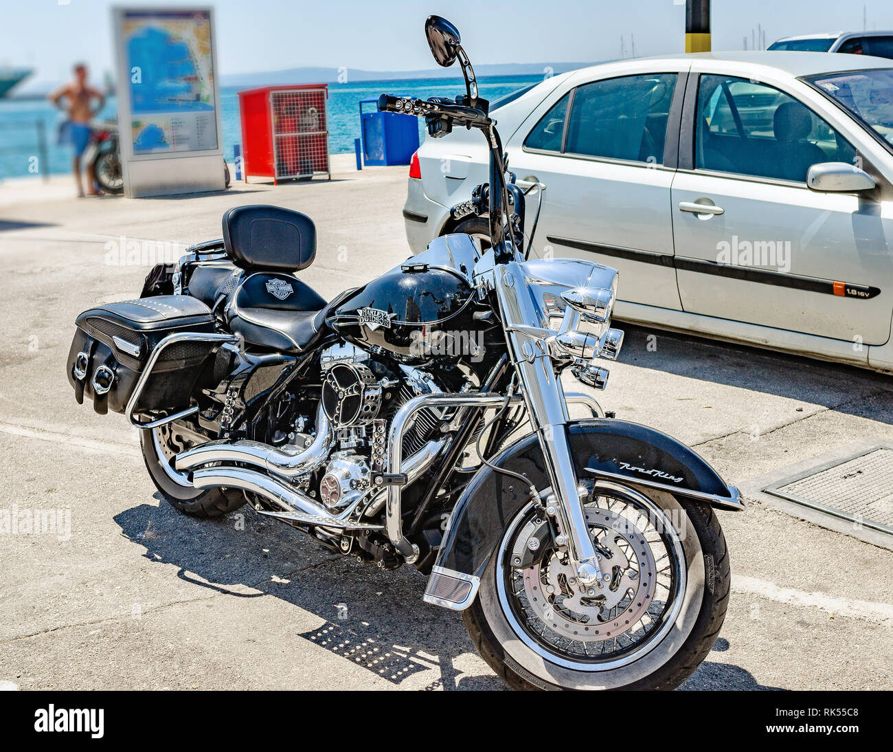 Old harley davidson motorcycle immagini e fotografie stock ad alta ...