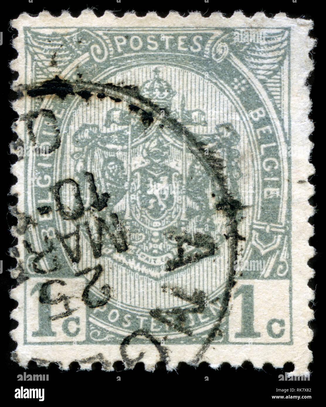 Coat arms postage stamp belgium immagini e fotografie stock ad alta ...