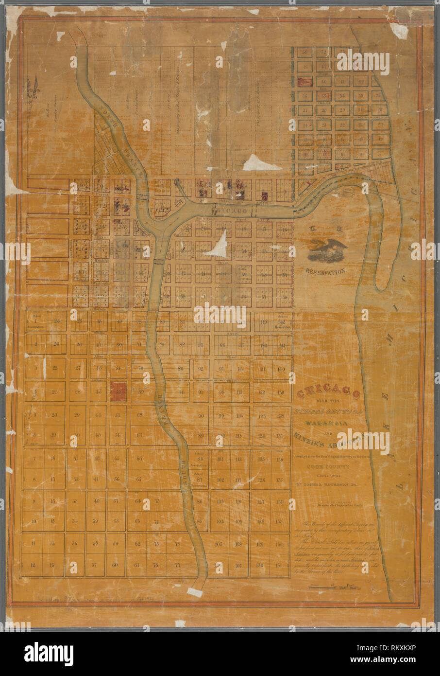 Physical Map Of Illinois Immagini e Fotos Stock - Alamy