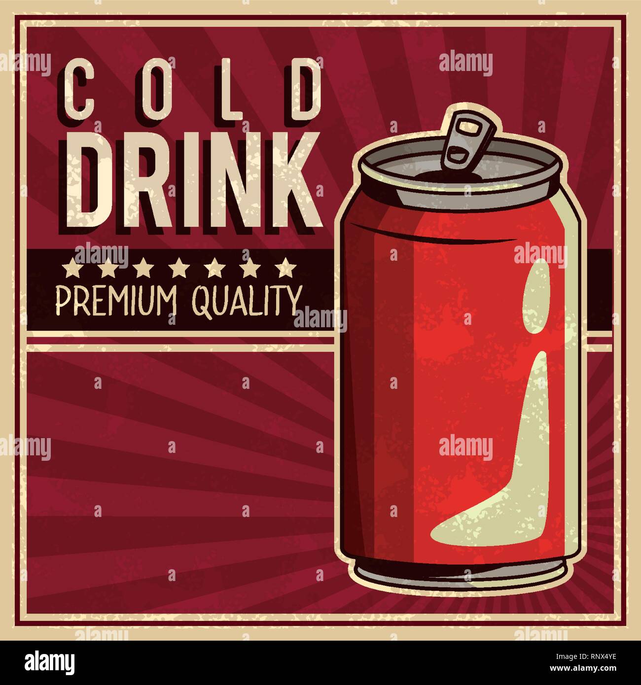 Vintage soda pop Immagini Vettoriali Stock - Alamy