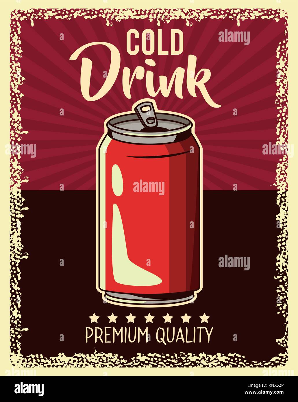 Vintage soda pop Immagini Vettoriali Stock - Alamy