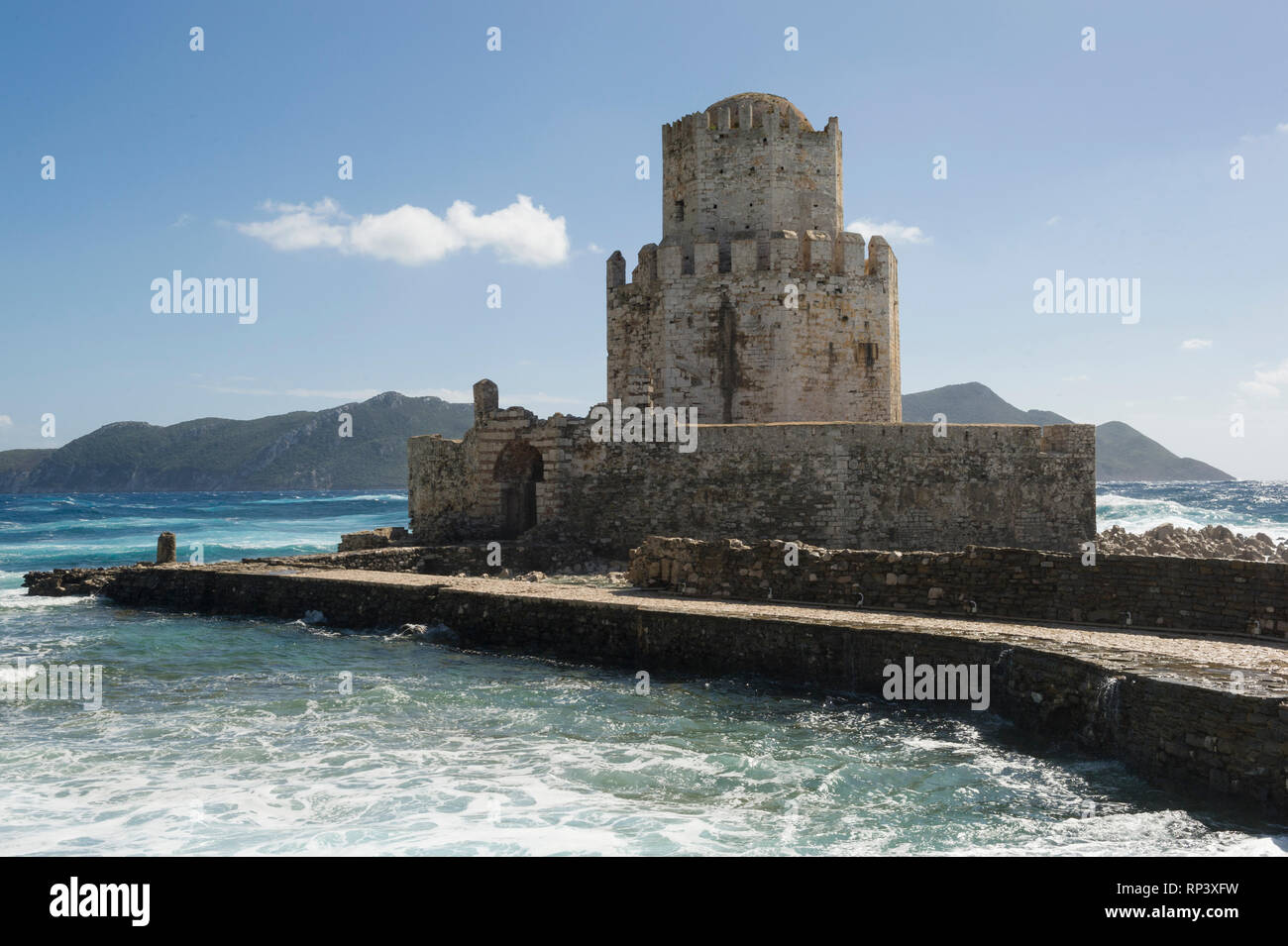 Castello di methoni greco peloponneso immagini e fotografie stock ad ...