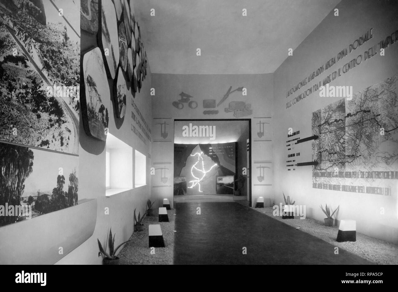 La triennale d'oltremare, padiglione espositivo della mostra terre ...