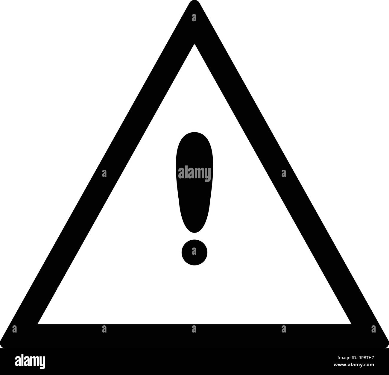 Cartello pericoli Foto e Immagini Stock in Bianco e Nero - Alamy