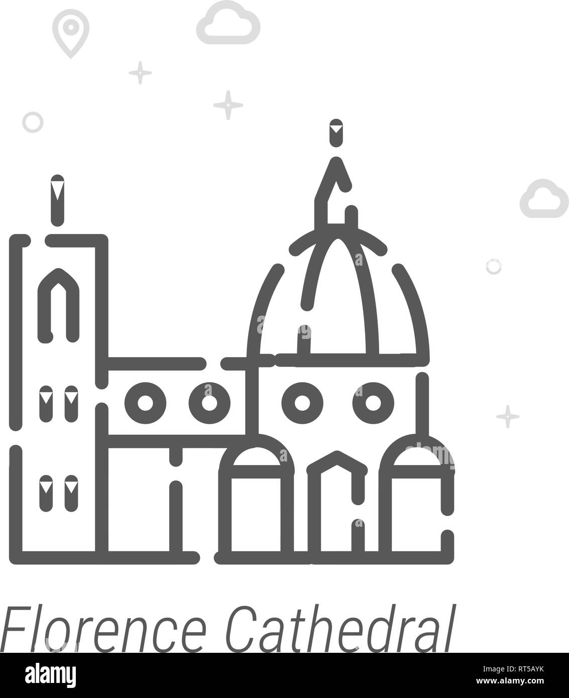 Duomo di firenze Immagini Vettoriali Stock - Alamy