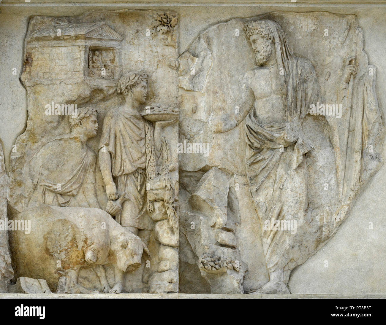 Roma. L'Italia. L'Ara Pacis Augustae, Museo dell'Ara Pacis. Esterno la ...