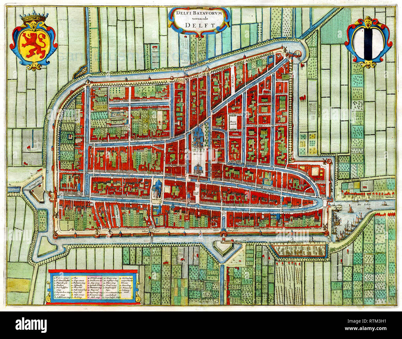 Mappa di delft immagini e fotografie stock ad alta risoluzione - Alamy
