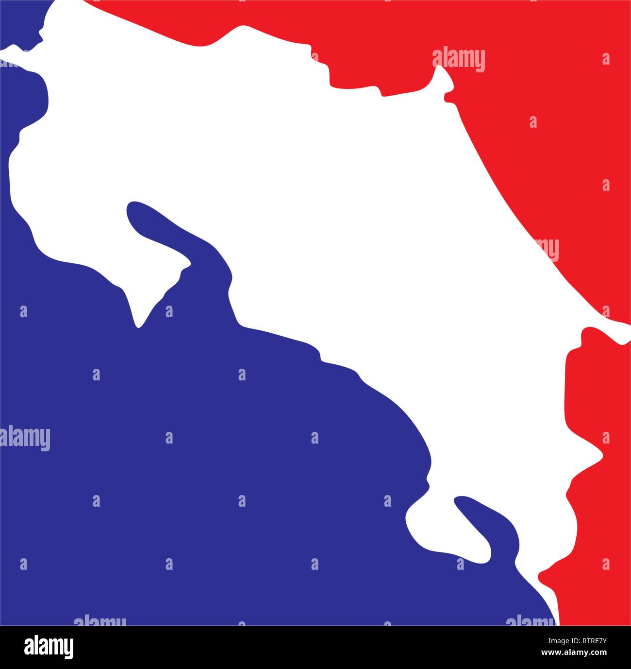 Simbolo della costa rica Immagini Vettoriali Stock - Alamy