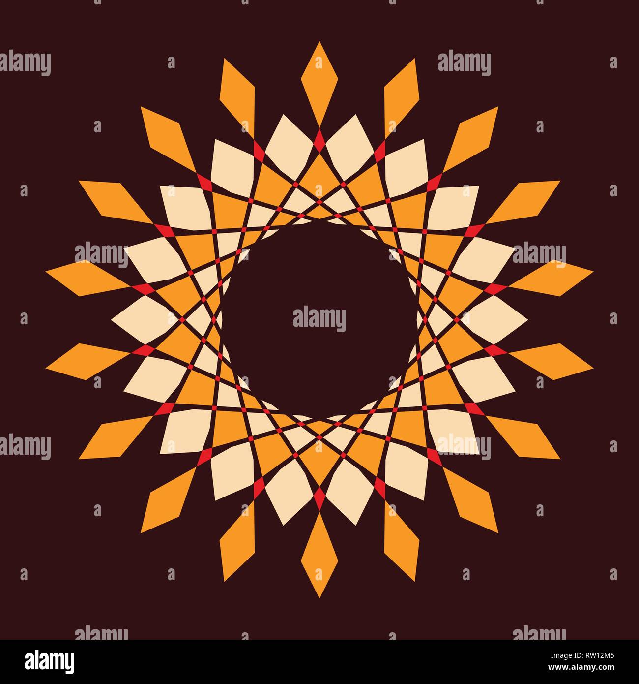Geometria del cerchio Immagini Vettoriali Stock - Alamy
