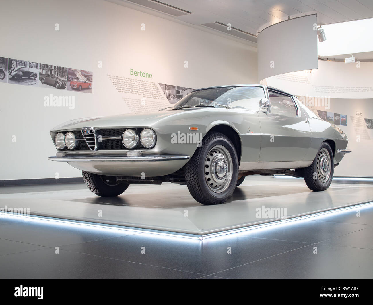 Arese Italia Febbraio 13 2019 1965 Alfa Romeo Giulia Sprint Speciale