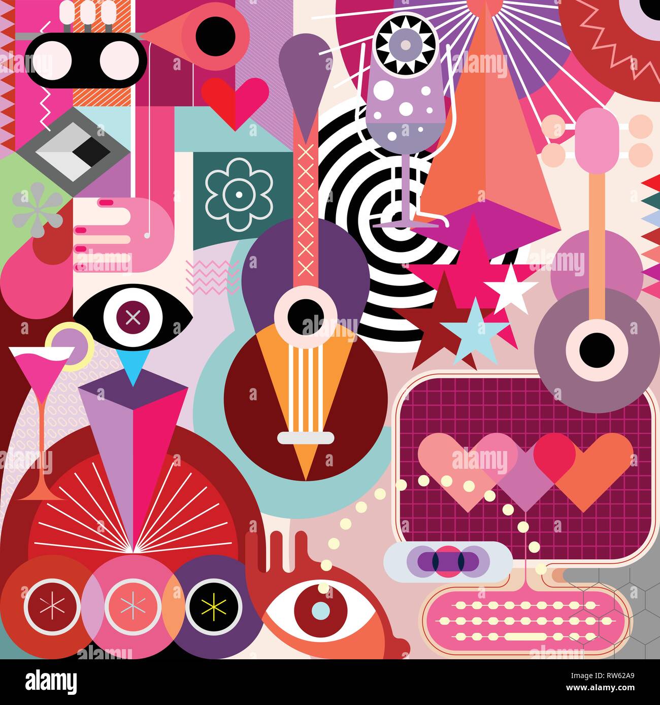 Astratto art immagini e fotografie stock ad alta risoluzione - Alamy