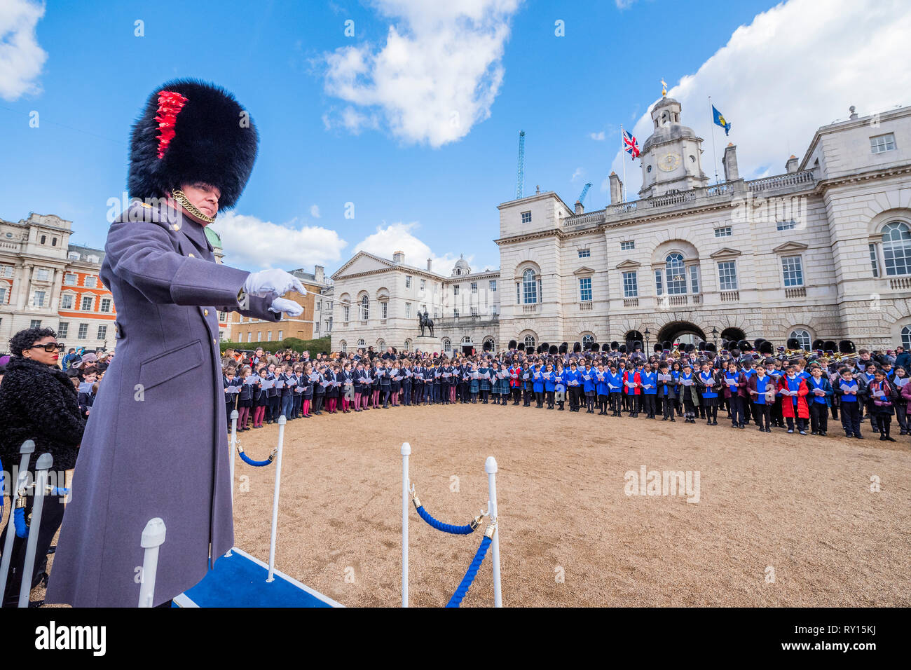 La Sfilata delle Guardie a Cavallo, Londra, Regno Unito. 11 mar 2019 ...