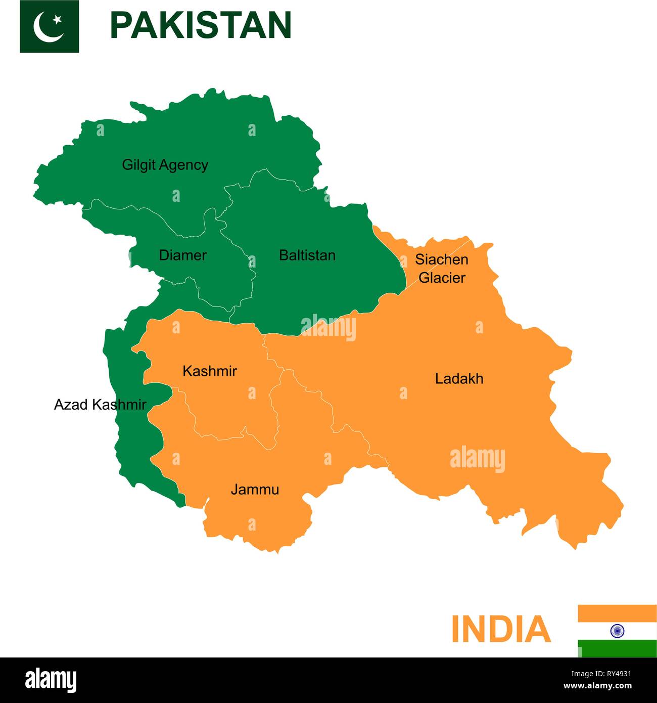 Jammu Kashmir Map Immagini e Fotos Stock - Pagina 2 - Alamy