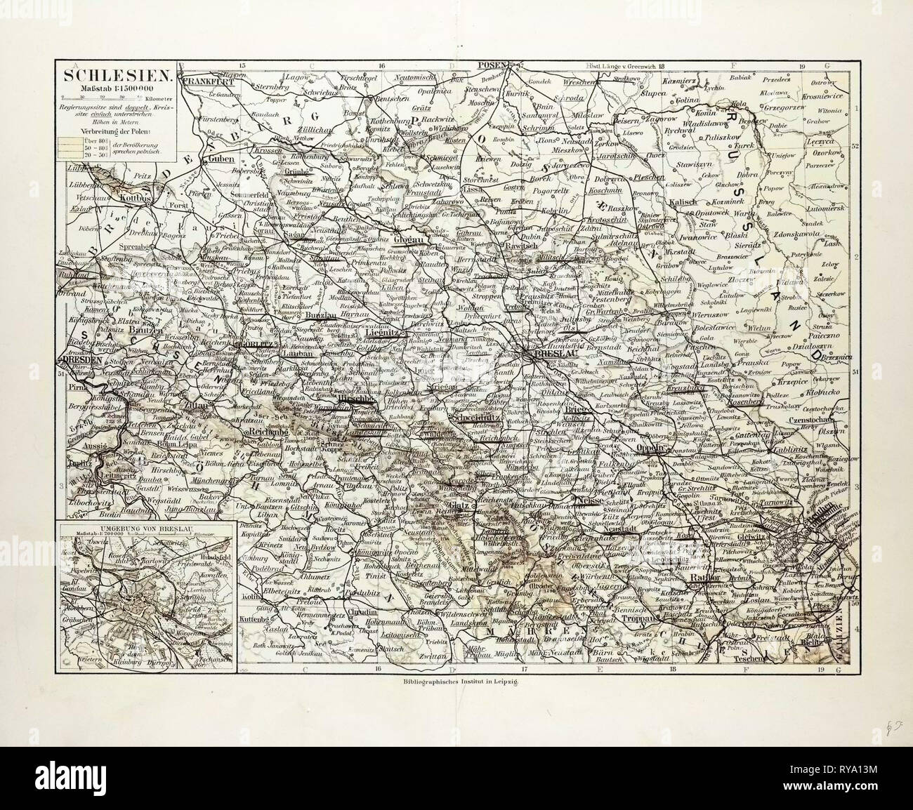 Mappa della slesia immagini e fotografie stock ad alta risoluzione - Alamy