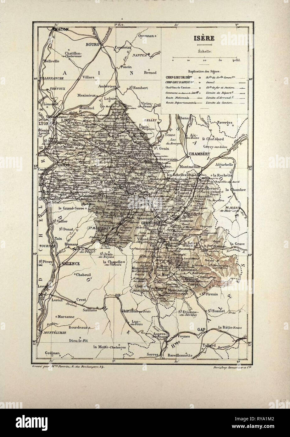 Mappa di isere immagini e fotografie stock ad alta risoluzione - Alamy