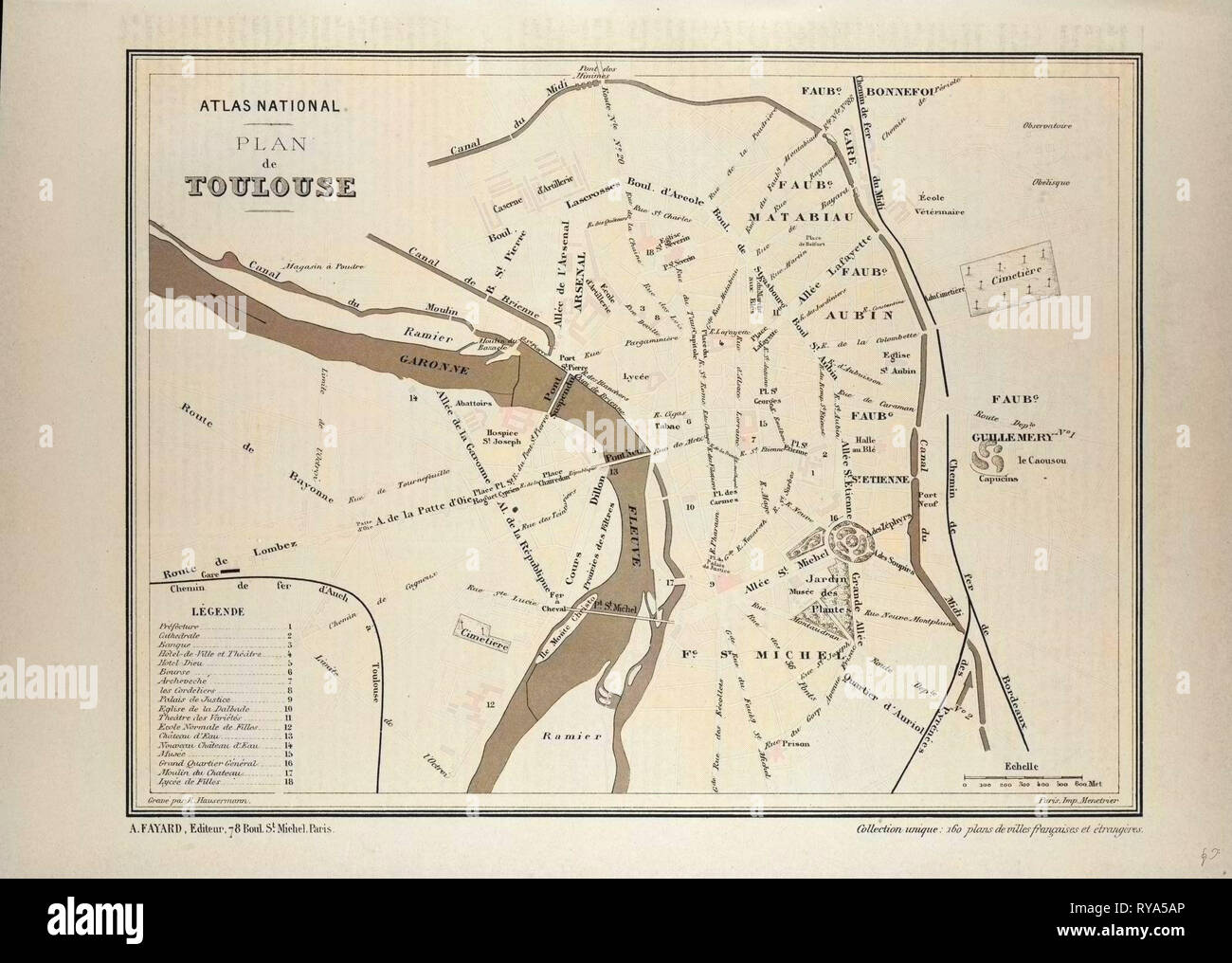 Mappa di tolosa immagini e fotografie stock ad alta risoluzione - Alamy