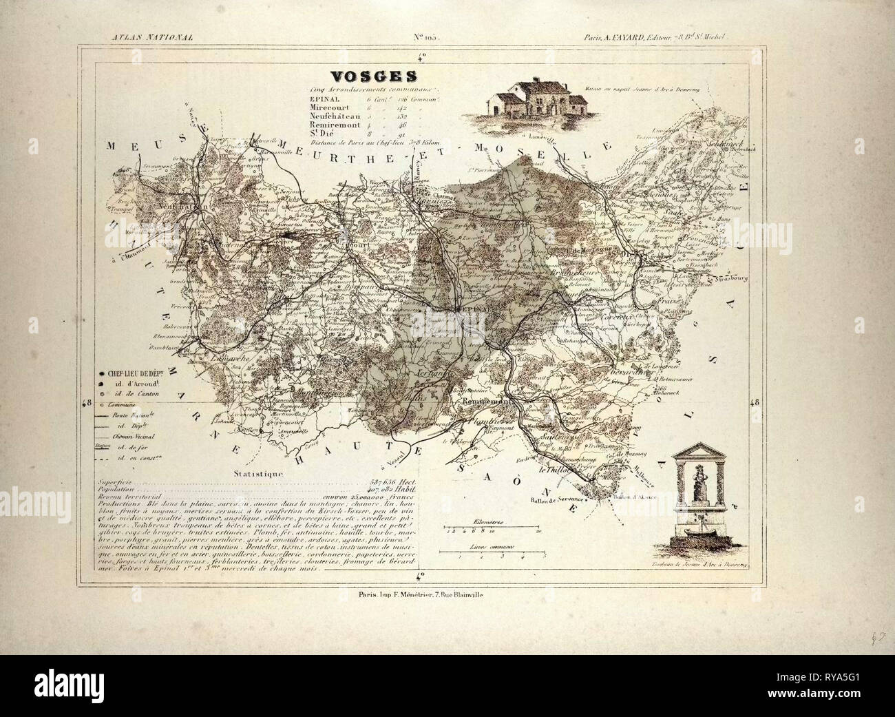 Mappa dei vosgi immagini e fotografie stock ad alta risoluzione - Alamy