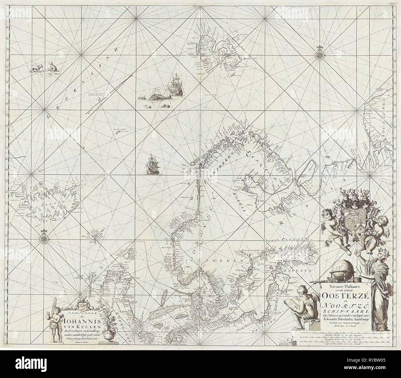 Il mar baltico mappa cartografia geografia baltica immagini e ...